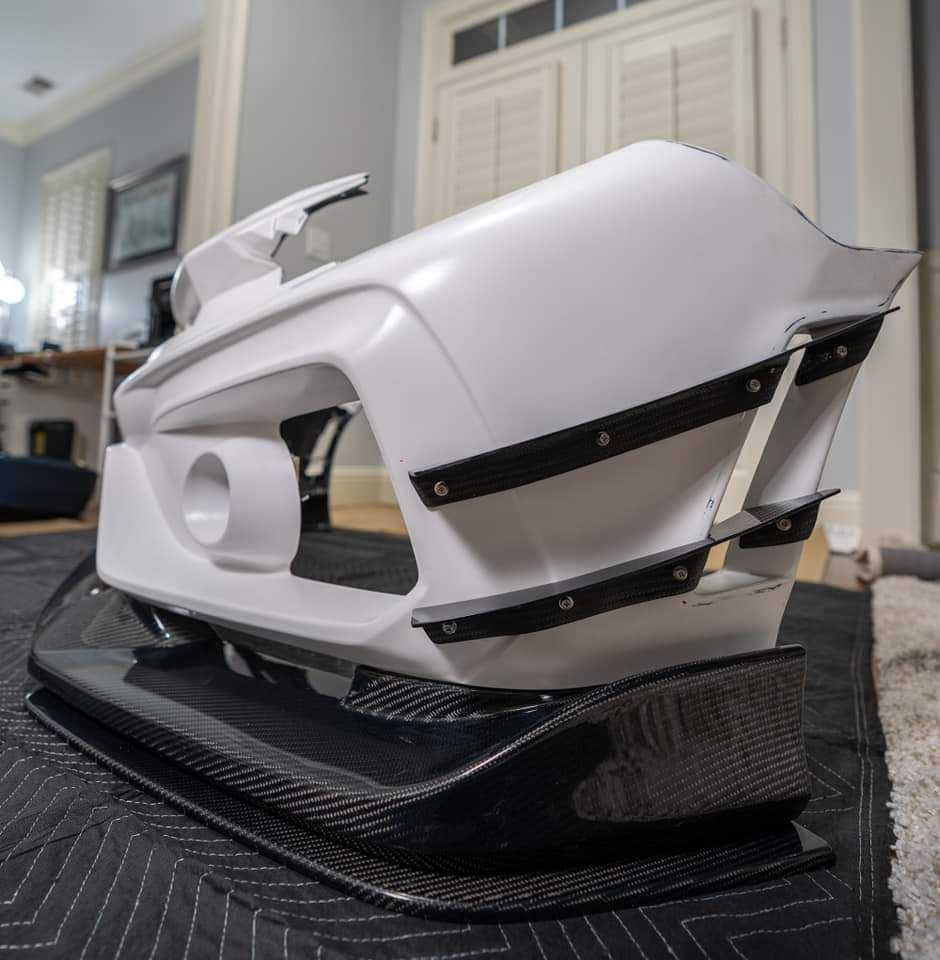 Varis FRP Front Bumper with (Carbon Fiber) Front Lips – WanDoyokRacing ...