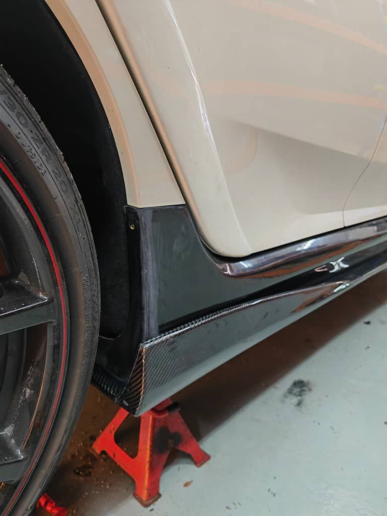 Varis FRP Side skirt with (Carbon Fiber) lips – WanDoyokRacing | www ...